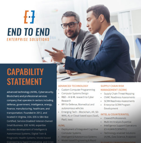 E3S Home | End To End Enterprise Solutions Inc.